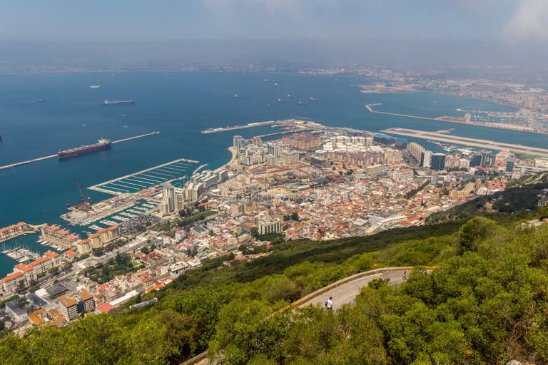 Beautiful View of Gibraltar City Stock Photo - Image of peninsula, overseas: 57425872