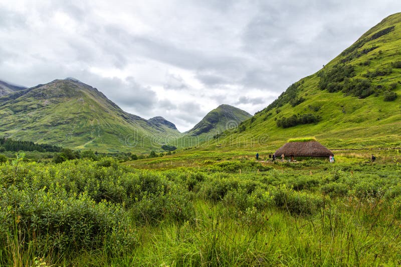 Beautiful View of the Glencoe Nature Reserve Stock Image - Image of ...