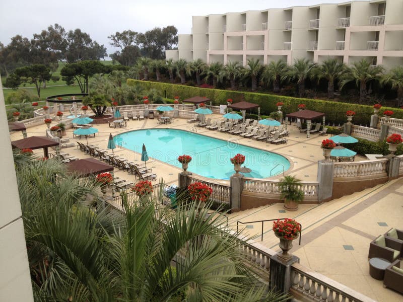 A Beautiful View of a Golf Park and a Hotel Editorial Image - Image of ...