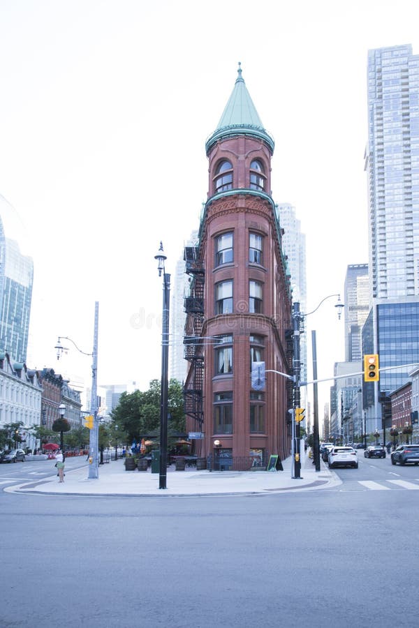 Beautiful View of Gooderham Building in Downtown Toronto Editorial ...