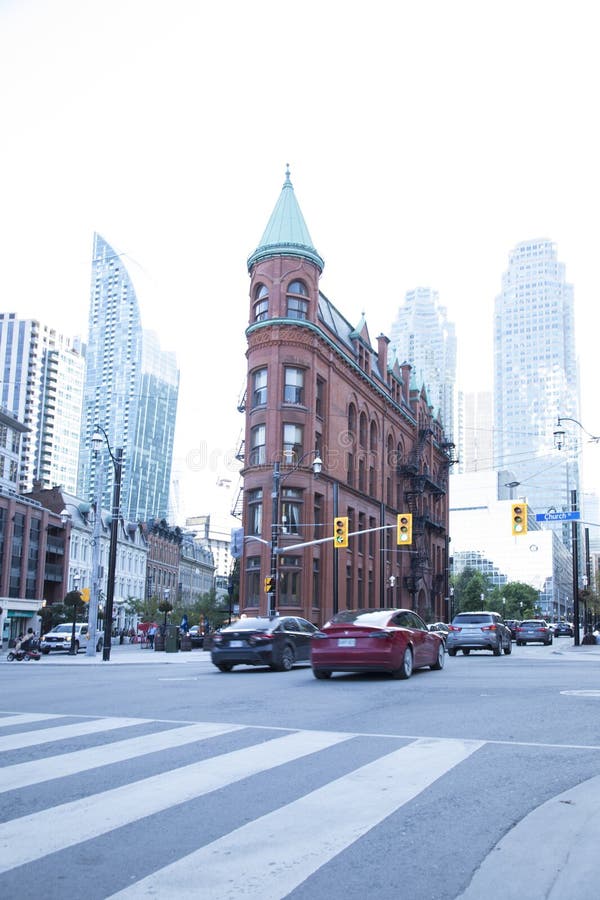 Beautiful View of Gooderham Building in Downtown Toronto Editorial ...