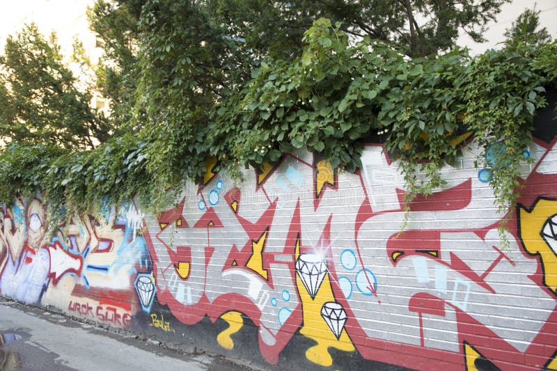 Beautiful View of Graffiti Alley in Downtown Toronto Editorial Photo ...