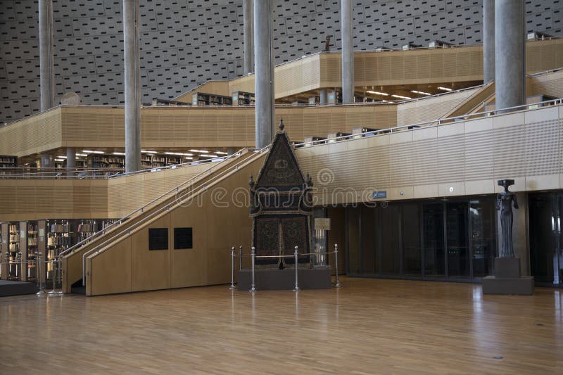 Beautiful View of the Great Library of Alexandria in Alexandria ...