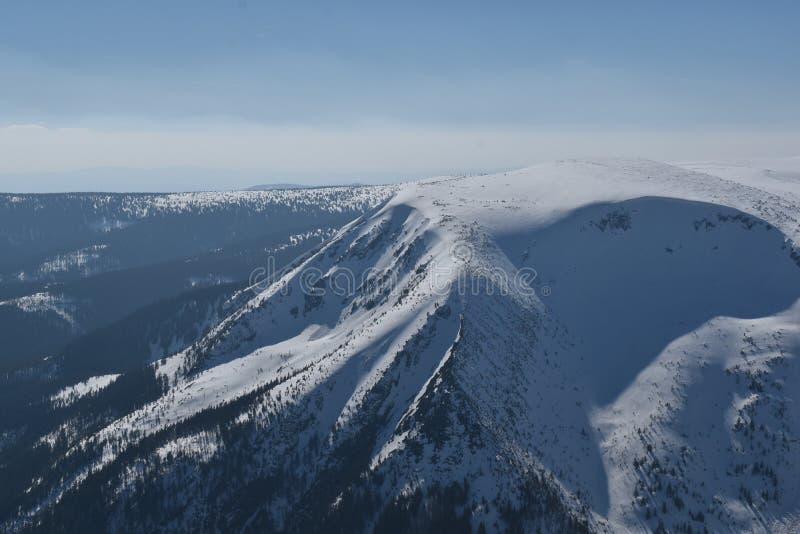 Beautiful View from the Highest Mountain of the Czech Republic Stock ...