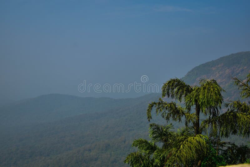 Beautiful View of the Hill from One of the View Point Stock Image ...