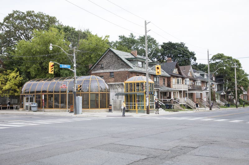 Beautiful View of the Houses in Toronto Editorial Photography - Image ...