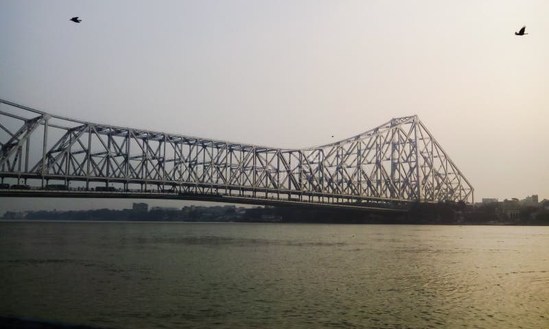 Howrah bridge stock photo. Image of evening, howrah - 103872416