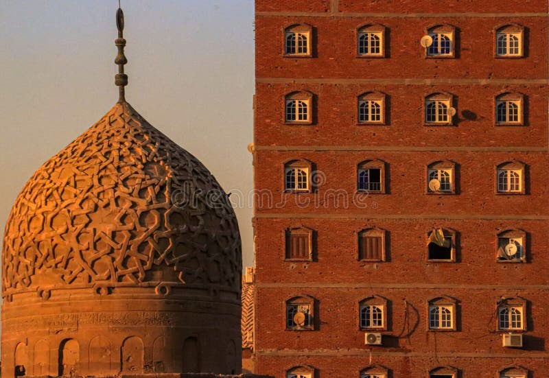 Beautiful View of an Islamic Architecture Stock Image - Image of ...