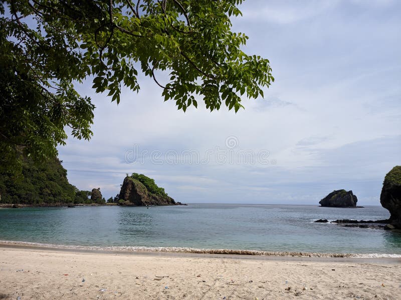 Beautiful view koka beach stock image. Image of vacation - 264228557