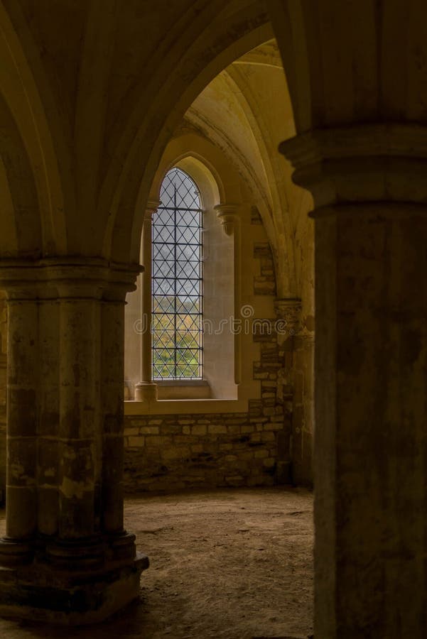 Beautiful View of Lacock Abbey Interior in England Stock Photo - Image ...