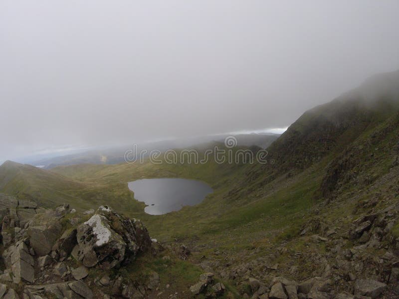 The lake of helvellyn stock image. Image of lake, helvellyn - 108898705