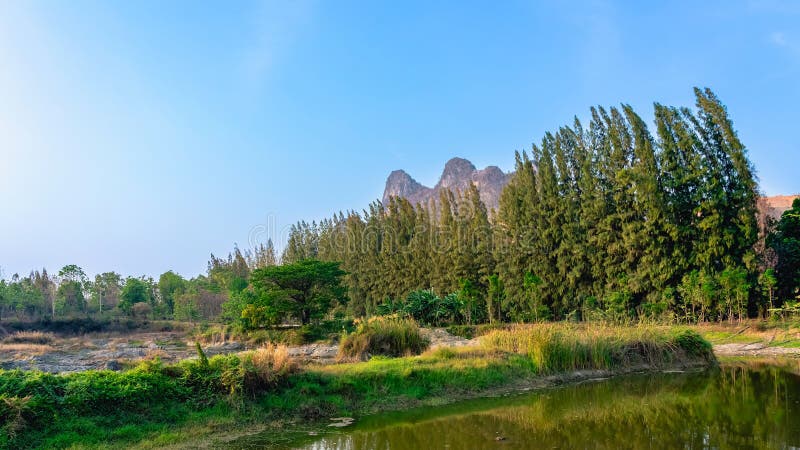 Beautiful View of Landscape Concave and Complex Mountains with ...