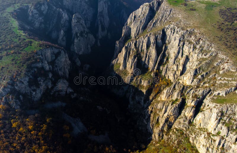 Beautiful View of Landscape of Turda Gorges Stock Image - Image of ...