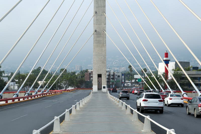 Beautiful View of Modern Bridge in City Stock Photo - Image of ...