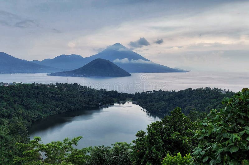 Beautiful View Mount Gamalama Stock Photos - Free & Royalty-Free Stock ...