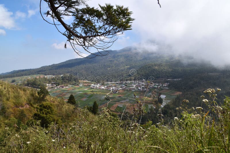Beautiful View of Mount Mongkrang Stock Photo - Image of pink ...