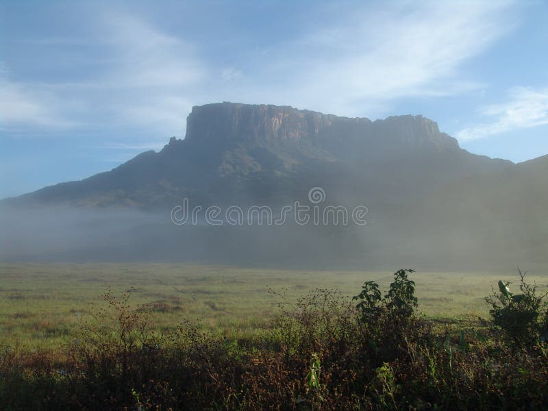 Beautiful View of Mount Roraima in Southern America Stock Image - Image ...