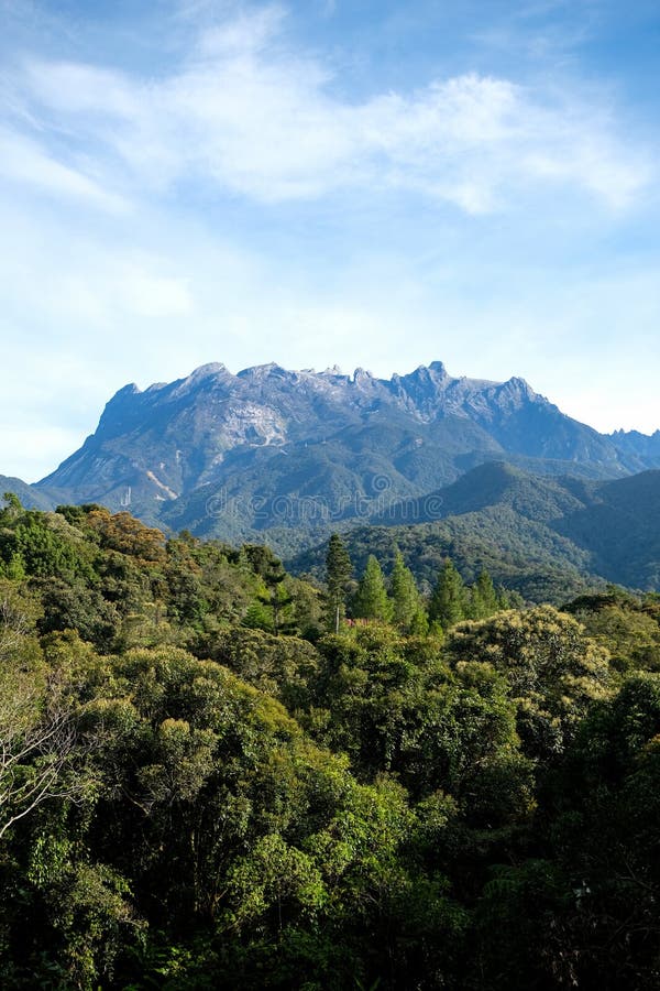 Beautiful View of Mt. Kinabalu. Stock Image - Image of hiking, graphic ...