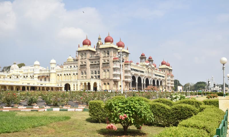 A Beautiful View of the Mysore Palace in Karnataka, India Editorial ...