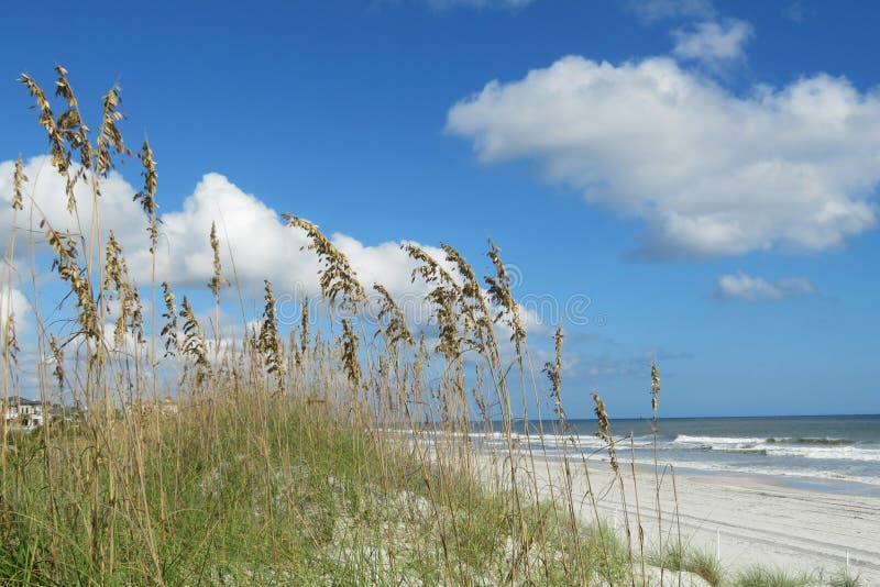 Beautiful Ocean and Sky View on Florida Beach Stock Photo - Image of ...