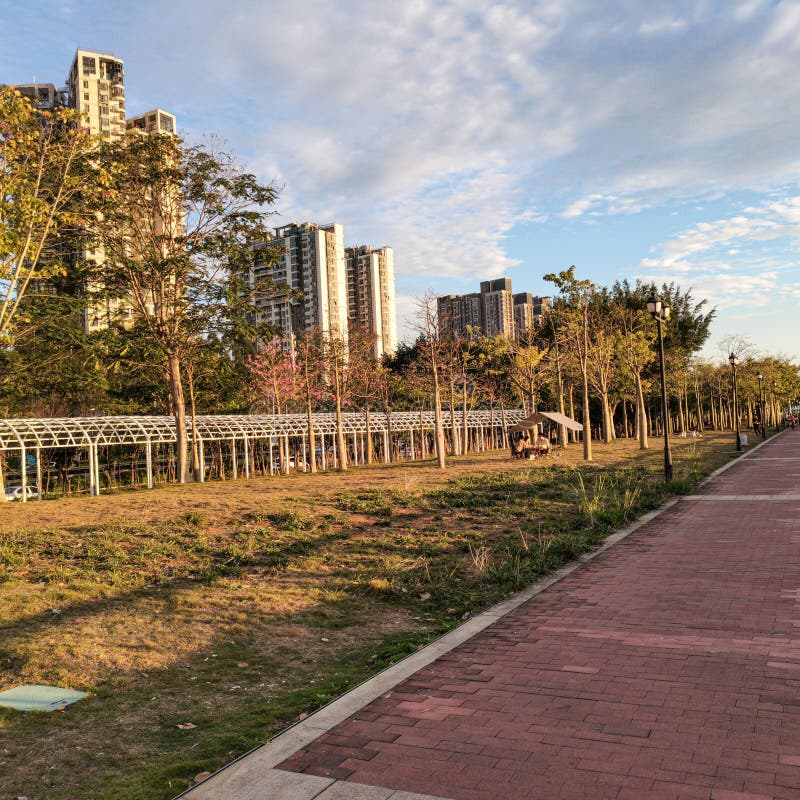 Beautiful View of a Park in the Fuzhou Editorial Image - Image of ...