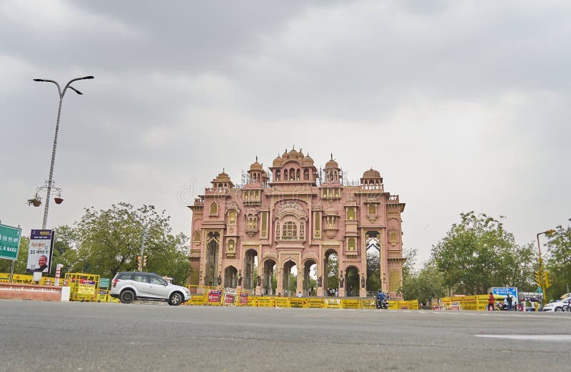 A Beautiful View of Patrika Gate Editorial Stock Image - Image of ...