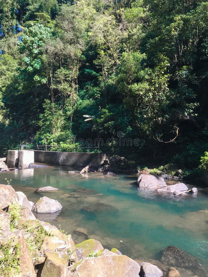 Parang Ijo Waterfall/ Air Terjun Stock Photo - Image of wilderness ...