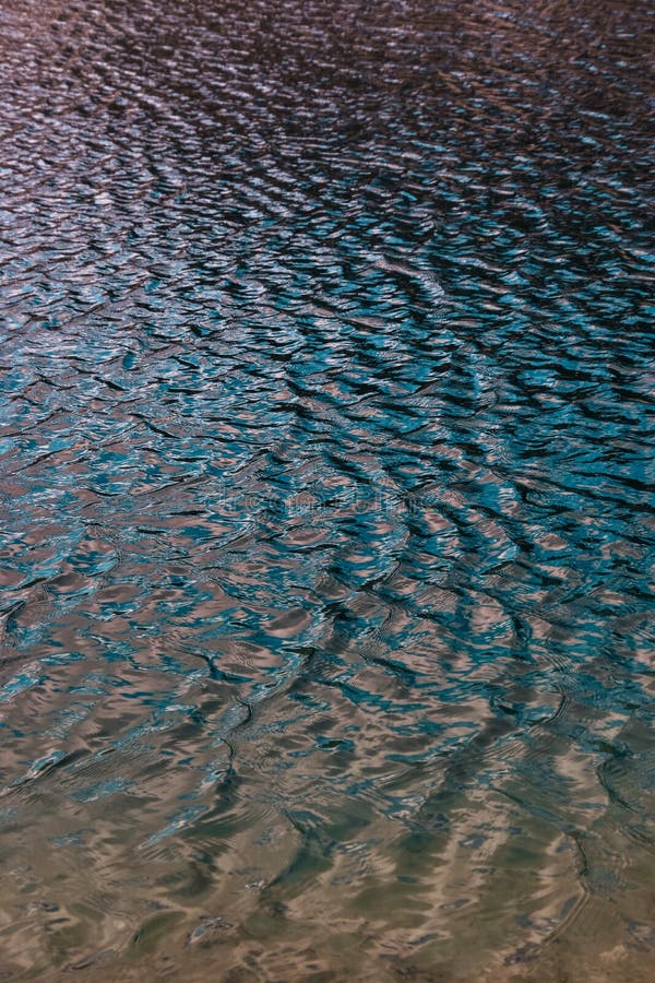 Beautiful View of Ripples on the Water Surface Stock Photo - Image of ...
