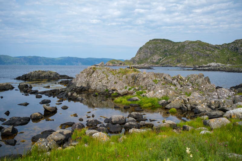 Beautiful View of Rock Formations at the Coastline in Refviksanden ...