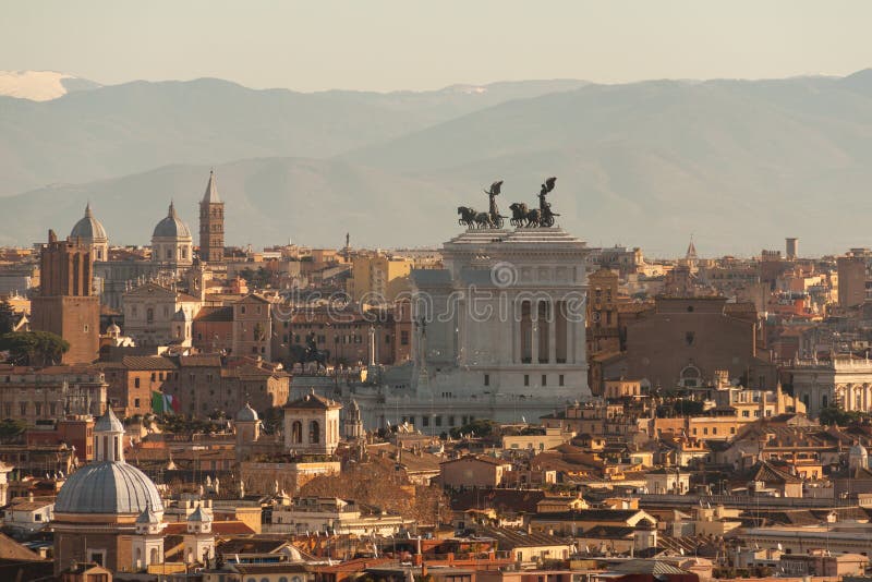 Beautiful view of Rome stock photo. Image of exterior - 28956274
