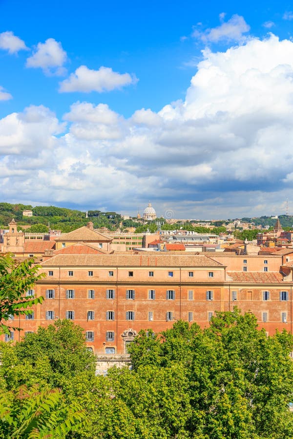 Beautiful View of Rome from Height Stock Image - Image of europe, city ...