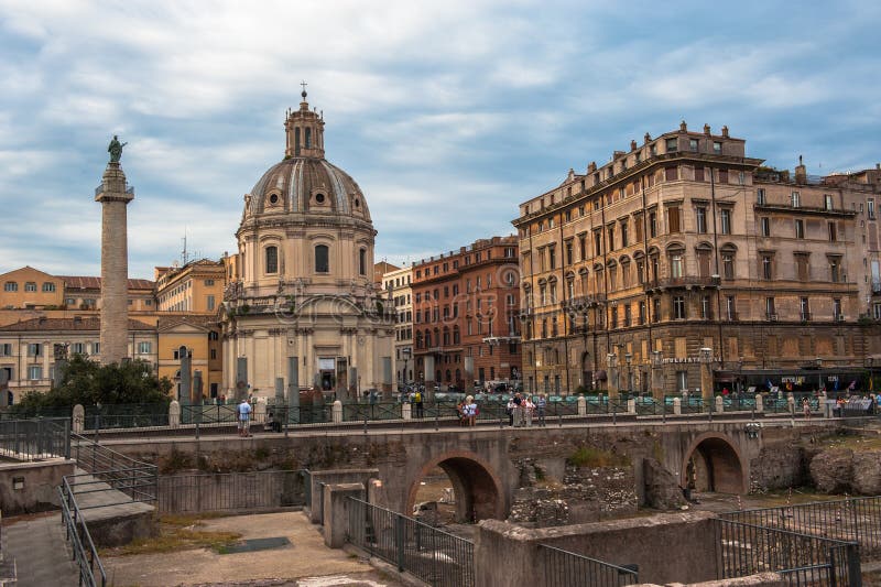 Beautiful View of Rome, Italy Editorial Photography - Image of italian ...