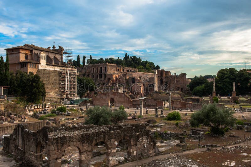 Beautiful View of Rome, Italy Editorial Image - Image of monument ...