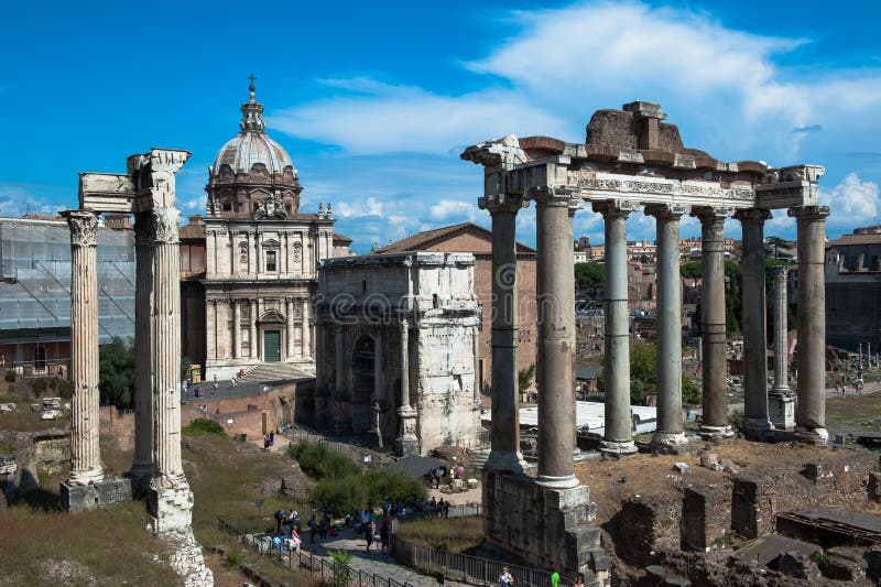 Beautiful View of Rome, Italy Editorial Image - Image of monument ...