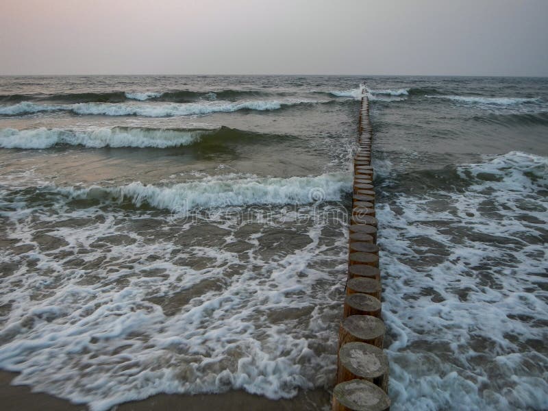 Beautiful View of the Rough Sea Stock Photo - Image of beautiful, foam ...