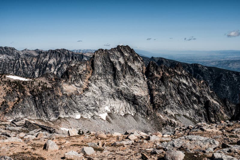 The Beautiful Bitterroot Mountains of Montana. Stock Photo - Image of ...