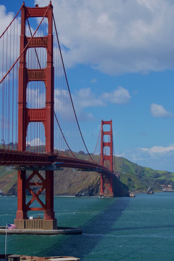Beautiful View of the San Francisco Golden Gate Bridge Editorial Photo ...