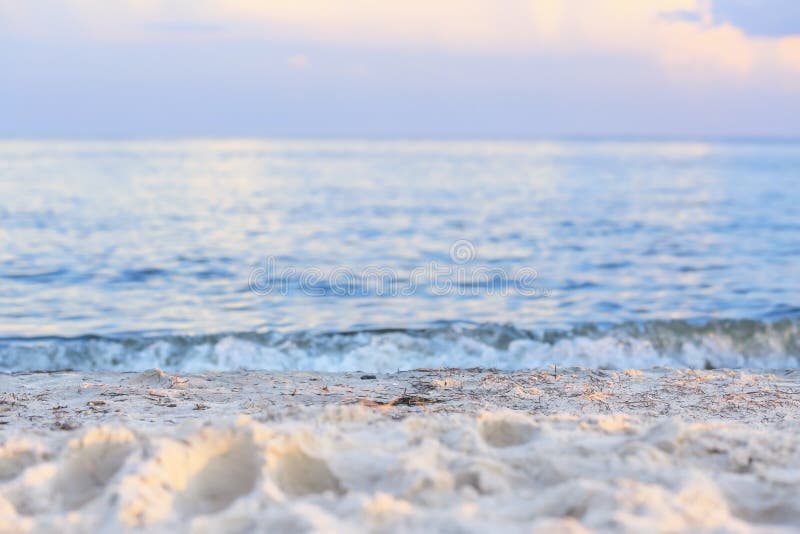 Beautiful View of Sea Beach at Resort Stock Image - Image of shore ...