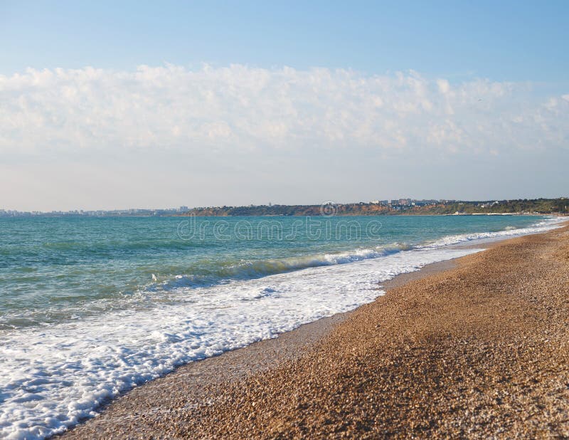 Beautiful View of the Sea and the Sky Stock Photo - Image of view ...
