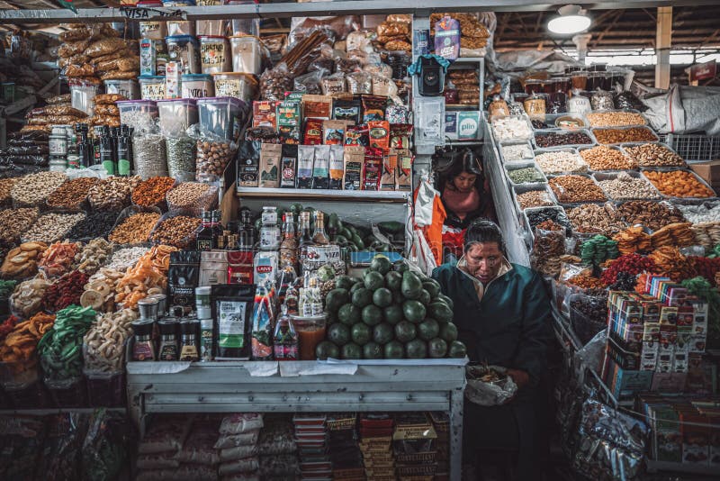 Beautiful View of Shops and Markets in Cusco in Peru Editorial Image ...