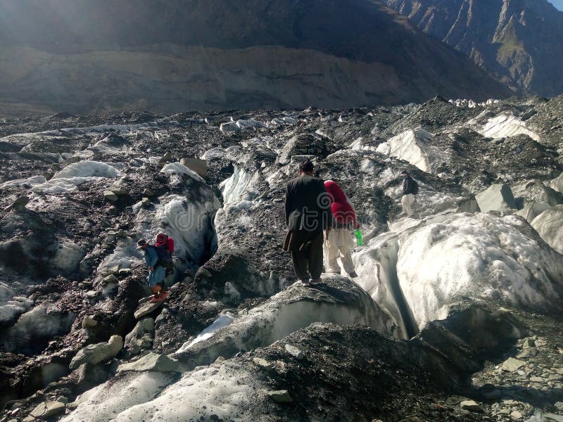 The Beautiful View of Six Km Long Hopper Glacier is Just 10 Km from ...