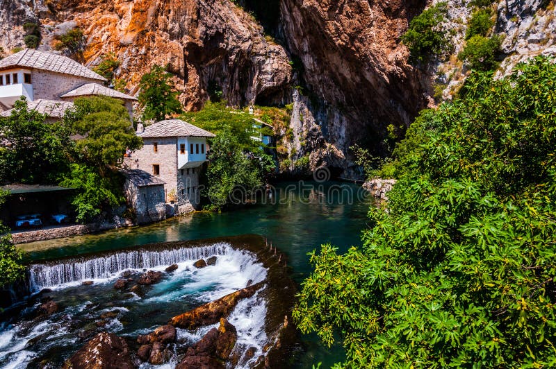 Dervish Monastery Or Tekke At The Buna River Spring In The Town Of ...