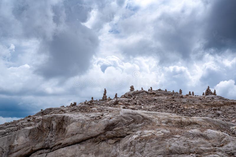 Beautiful View of Snow Mountain from Top of Germany Zugspitze Stock ...