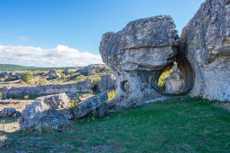 Beautiful View of Stone Structures on the the Mountain Las Tuerces in ...