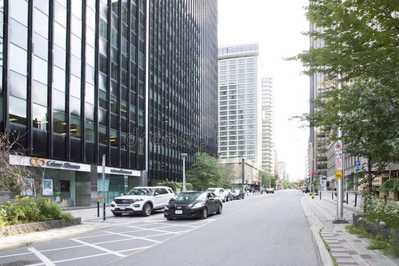 Beautiful View of Streets in Downtown Ottawa Editorial Stock Photo ...