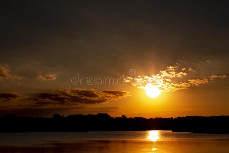 Beautiful View Sunrise Light. High Quality Photo Stock Photo - Image of ...
