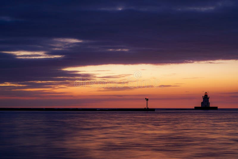 Beautiful View of the Sunset Sky Over a Sea Stock Photo - Image of ... Beautiful View of the Sunset Sky Over a Sea Stock Photo - Image of ...