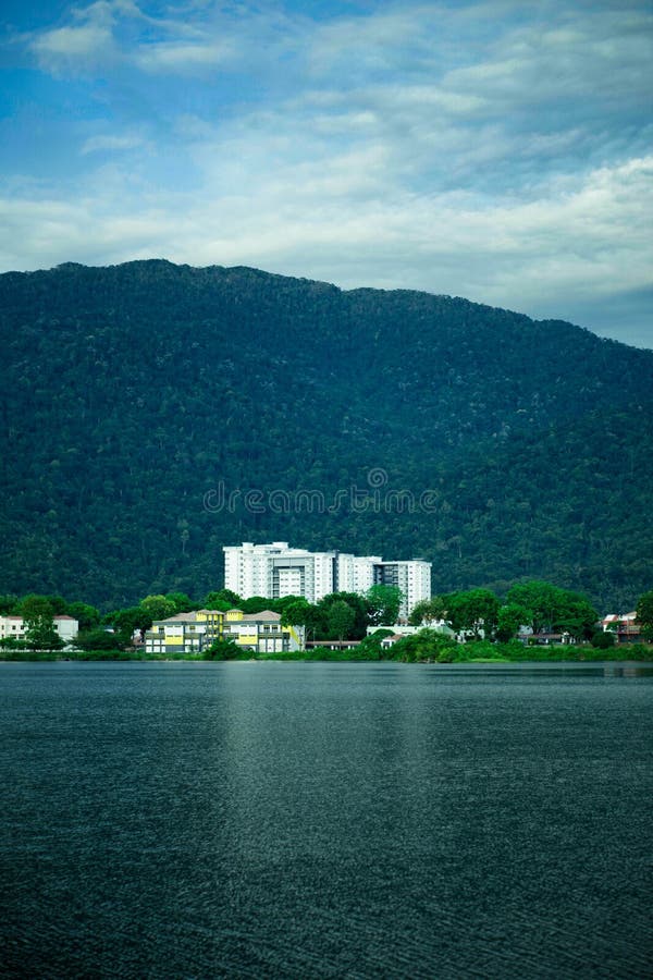 The Beautiful View at Tasik UTAR with Green Trees Stock Photo - Image ...