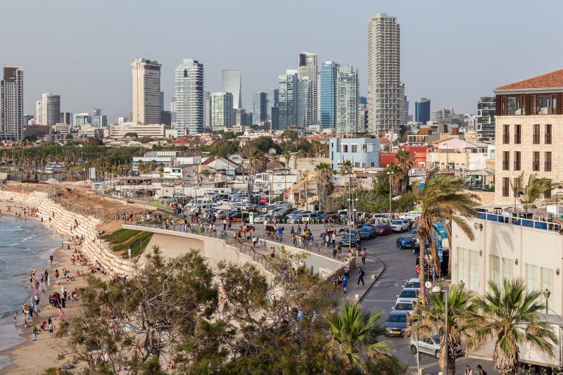 Beautiful View of the Tel Aviv Editorial Photo - Image of asia ...