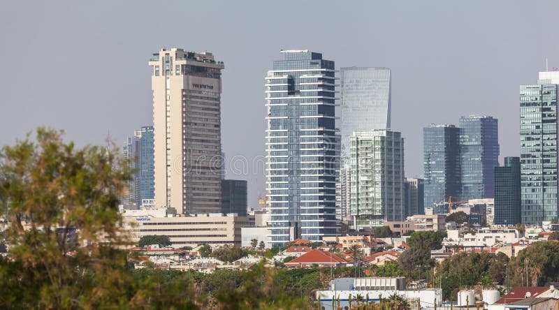 Beautiful View of the Tel Aviv Editorial Stock Photo - Image of nature ...